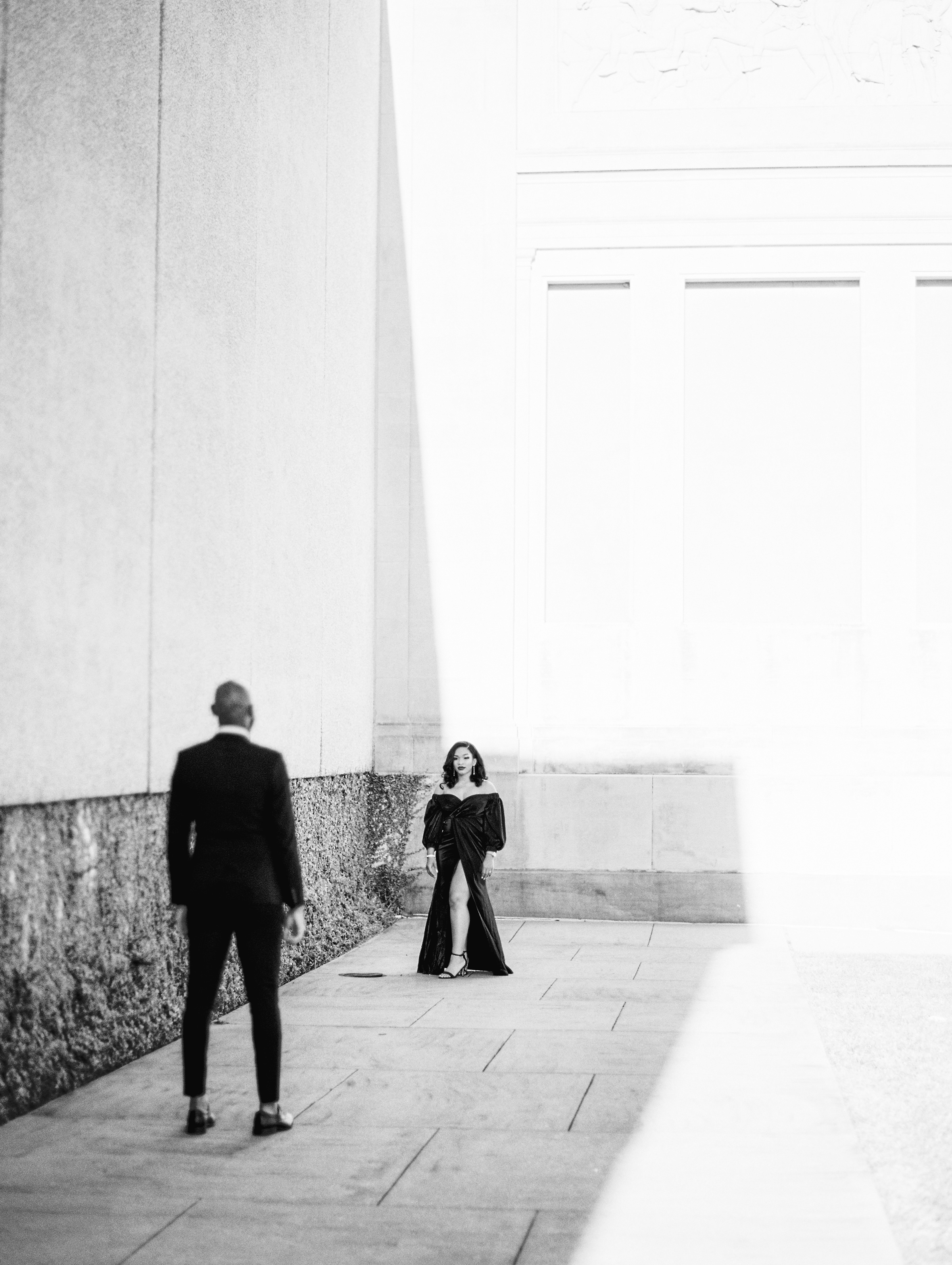 Groom gets first look, photo by Steib Weddings